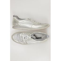 Paul Green Damen Sneakers, silber, Gr. 7.5