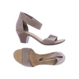 Rieker Damen Sandale, beige, Gr. 39