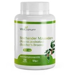 VitaSanum® - Stechender Mäusedorn (Ruscus aculeatus) (Butcher's Broom) 500 mg 100 Kapseln 100 St