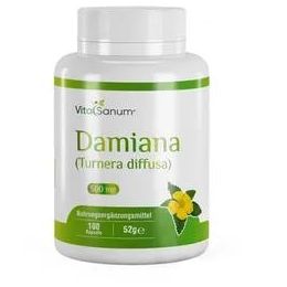 VitaSanum® - Damiana (Turnera diffusa) 500 mg 100 Kapseln 100 St