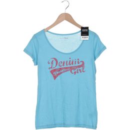 Tom Tailor Denim Damen T-Shirt, blau, Gr. 42