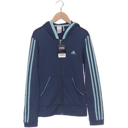 Adidas Damen Kapuzenpullover, blau, Gr. 36