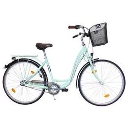 Cityrad FASHION LINE Fahrräder Gr. 43cm, 26 Zoll (66,04cm), grün für Damen, Nabenschaltung