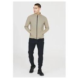 Laufjacke Endurance "Benst", Herren, Gr. S, beige, 100% Nylon, unifarben, casual, normal, hoch geschlossener Ausschnitt, Jacken, aus winddichtem Material