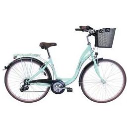 Cityrad FASHION LINE Fahrräder Gr. 46cm, 28 Zoll (71,12cm), grün für Damen, Kettenschaltung