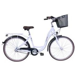 Cityrad FASHION LINE Fahrräder Gr. 43cm, 26 Zoll (66,04cm), weiß für Damen, Nabenschaltung