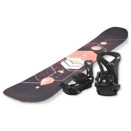 F 2 Snowboard F2 "FTWO Gipsy woman peach" Snowboards Gr. 143, schwarz Inkl. Bindung mit Befestigungsmaterialien