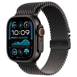 Smartwatch Apple "Watch Ultra 2 (2024) GPS + Cellular" Smartwatches Gr. 49mm, Cellular, S, Milanaise, schwarz Bestseller