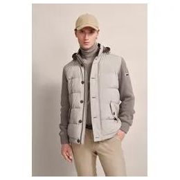 Strickjacke Bugatti Gr. M, beige Herren Strickjacken mit Stehkragen und Kapuze