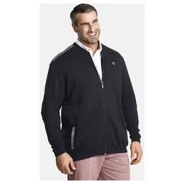 Sweatjacke CHARLES COLBY "Sweatjacke DUKE GABRIEL" Gr. XXL, blau (dunkelblau) Herren Sweatjacken