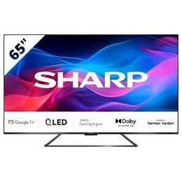 Sharp QLED-Fernseher "4T-C65GRx", E (A-G), schwarz, 65, Fernseher