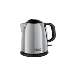 Russell Hobbs Wasserkocher Adventure 24991-70 - Matt Schwarz/ gebürstetes Rostfreies Stahl - 2400 W