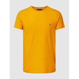 Tommy Hilfiger Slim Fit T-Shirt mit Logo-Stitching