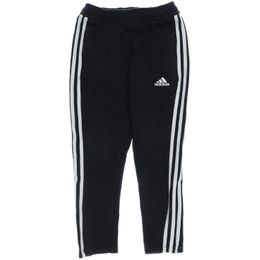 Adidas Herren Stoffhose, schwarz, Gr. 128