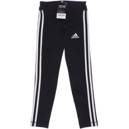 Adidas Damen Stoffhose, schwarz, Gr. 128