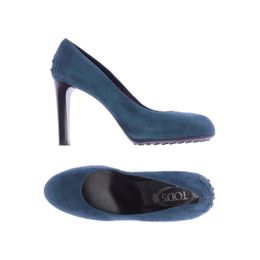 Tod's Tod's Damen Pumps, blau, Gr. 40.5