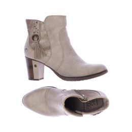 Mustang Damen Stiefelette, beige, Gr. 38