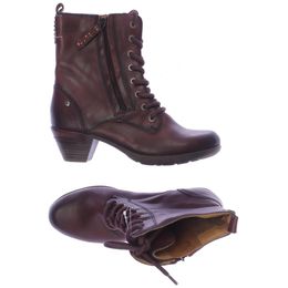 Pikolinos Damen Stiefelette, bordeaux, Gr. 36