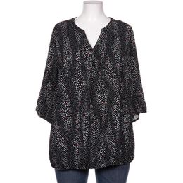 Ulla Popken Damen Bluse, schwarz, Gr. 46