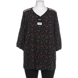 Ulla Popken Damen Bluse, schwarz, Gr. 50