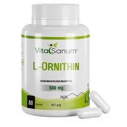 VitaSanum® - L-Ornithin 500 mg 80 Kapseln 80 St