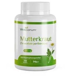 VitaSanum® - Mutterkraut (Tanacetum parthenium) 500 mg 100 Kapseln 60 St