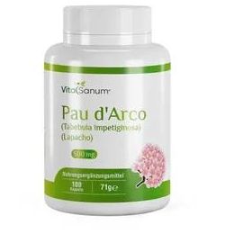 VitaSanum® Pau d'Arco (Tabebuia impetiginosa) 500 mg 100 Kapseln 100 St