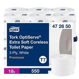 Tork Toilettenpapier T7 Premium 3-lagig, 18 Rollen