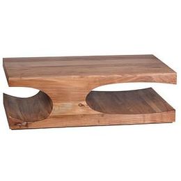 Wohnling Couchtisch Massivholz akazie 118,0 x 70,0 x 38,0 cm