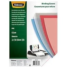 Fellowes Einbanddeckel DIN A3 Transparent PVC (Polyvinylchlorid) 53764 100 St&uuml;ck