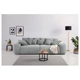 Big-Sofa Home Affaire "Sundance, B/T 302/137 cm" Sofas Gr. B/H/T: 302 cm x 85 cm x 137 cm, Cord, weiß Dauerschläfer mit Hygiene-Topper und Transporttasche