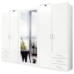 Kleiderschrank wimex "Fügen", weiß, B:270cm H:208cm T:58cm, Schränke, Kleiderschrank Drehtürenschrank