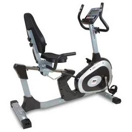 Liege-Heimtrainer BH FITNESS "Artic Comfort Program H854B" Fahrradtrainer grau (grau/schwarz)