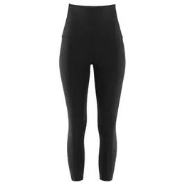 Leggings WINSHAPE "7/8-Functional Comfort HWL312C" Gr. L, Normalgrößen, schwarz, Damen, 85% Polyester, 15% Elasthan, Hosen, High Waist