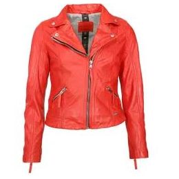 Lederjacke Mustang "31020143" Gr. S, rot (flame red) Damen Jacken