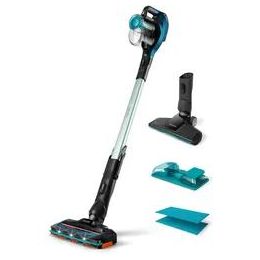 Philips Nass-Trocken-Akkusauger "FC6728/01 SpeedPro Aqua", mit 50 Minuten Akkulaufzeit, Wischfunktion und 180-Saugdüse, Akkusauger, blau (blau, grau)B:37cm H:17cm T:77,2cm