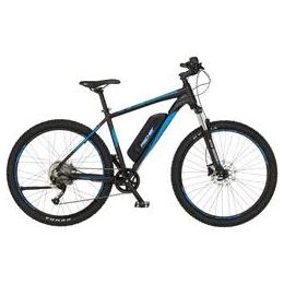 E-Bike Fischer FAHRRAD "MONTIS 2.1 418" E-Bikes Gr. 48cm, 27,5 Zoll (69,85cm), schwarz (graphitschwarz) Pedelec, Elektrofahrrad für Damen u. Herren, MTB