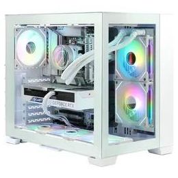 Hyrican Gaming-PC "SNOW 7361" Computer DDR5 RAM; PCIe Gen4; Windows 11 Gr. Windows 11, 64 GB RAM 2000 GB SSD, weiß