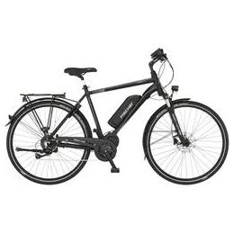 E-Bike Fischer FAHRRAD "VIATOR 3.0 Herren 55" Gr. 55, schwarz, E-Bikes, 55cm, 28 Zoll (71,12cm), Pedelec, Elektrofahrrad für Damen u. Herren