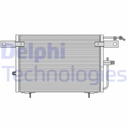 DELPHI Kondensator, Klimaanlage für AUDI 4A0260401A 4A0260403AC 4A0260403AD TSP0225083