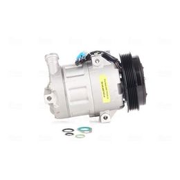 NISSENS Kompressor, Klimaanlage 12V für VAUXHALL OPEL 93176863 R1580030 24461719 890185