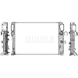 Mahle Kühler, Motorkühlung für MERCEDES-BENZ A2115002302 A2115003102 A2115000202 CR 37 000S