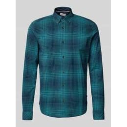 s.Oliver RED LABEL Regular Fit Freizeithemd aus Baumwollstretch mit Button-Down-Kragen