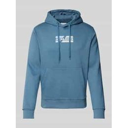 Jack & Jones Hoodie mit Label-Print Modell 'ECORP'