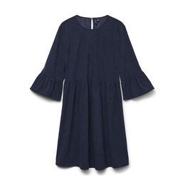 V&eacute;ro Moda VERO MODA Kleid 'VILJA' Damen Gr&ouml;&szlig;e 38 blau Winterkleid