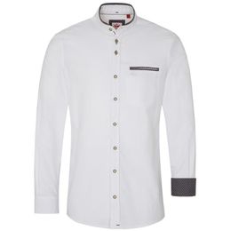 Spieth & Wensky Spieth & Wensky Traditional Button Up Shirt 'Engadin' male White size 43-44