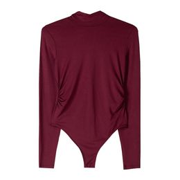 Bershka Shirtbody Damen Gr&ouml;&szlig;e L weinrot