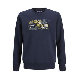 Jack & Jones Jack & Jones Junior Sweatshirt Jungen Gr&ouml;&szlig;e 116 dunkelblau / gelb / wei&szlig;