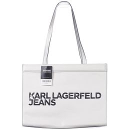 K by KARL LAGERFELD Karl by Karl Lagerfeld Damen Handtasche, weiß, Gr.