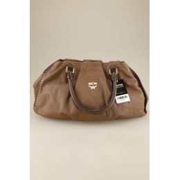 MCM Damen Handtasche, braun, Gr.